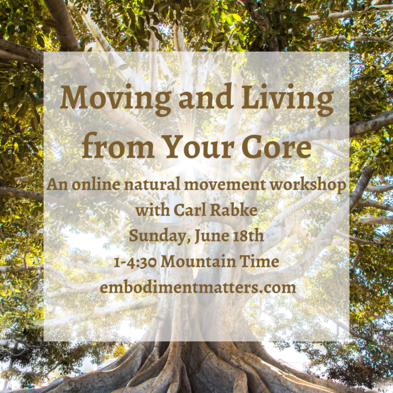 Moving and Living From Your Core - Embodiment Matters